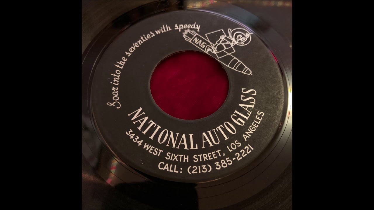 Strange, somber National Auto Glass promo record Bobbi Boyle ~ ENCINO ...