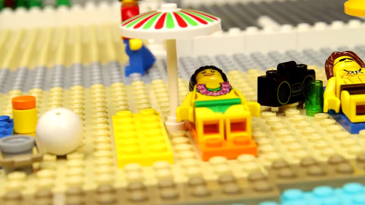 The Amazing Lego in Beach Film - YouTube