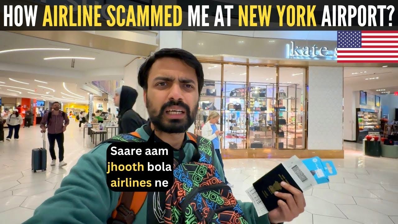 How Airline Scammed me at AMERICAN airport ? - YouTube