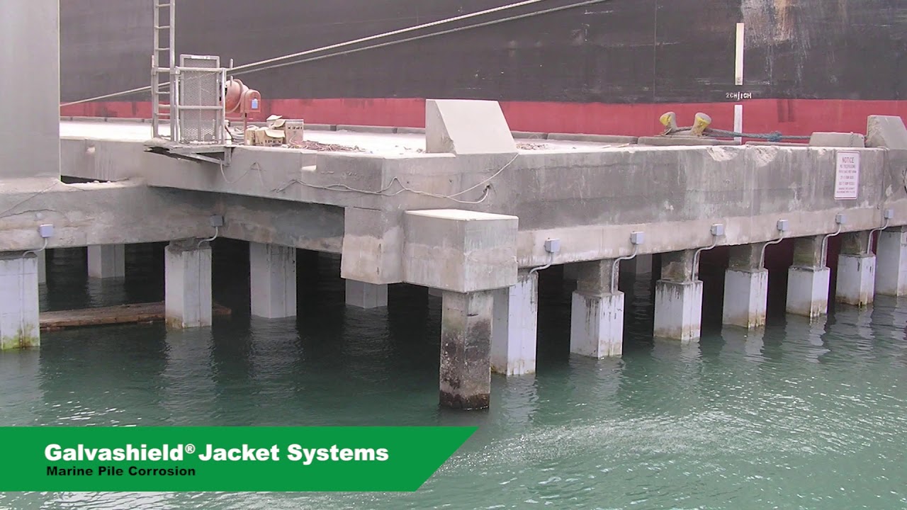 Galvashield Jacket Systems - Extend the Life of Marine Piles - YouTube