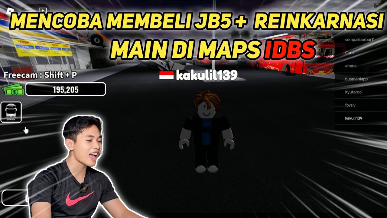 MAIN ROBLOX DI MAPS INDONESIA DRIVING BUS SIMULATOR(IDBS) - YouTube