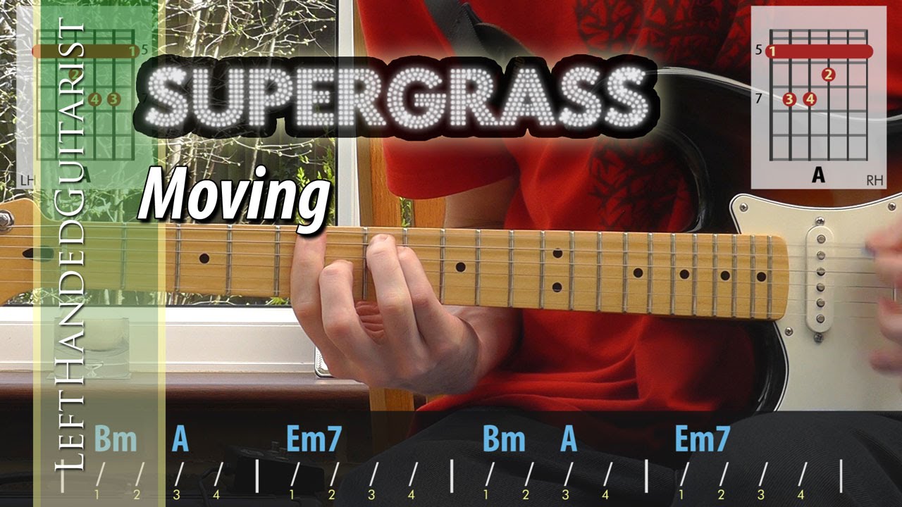 Supergrass - Moving | guitar lesson - YouTube