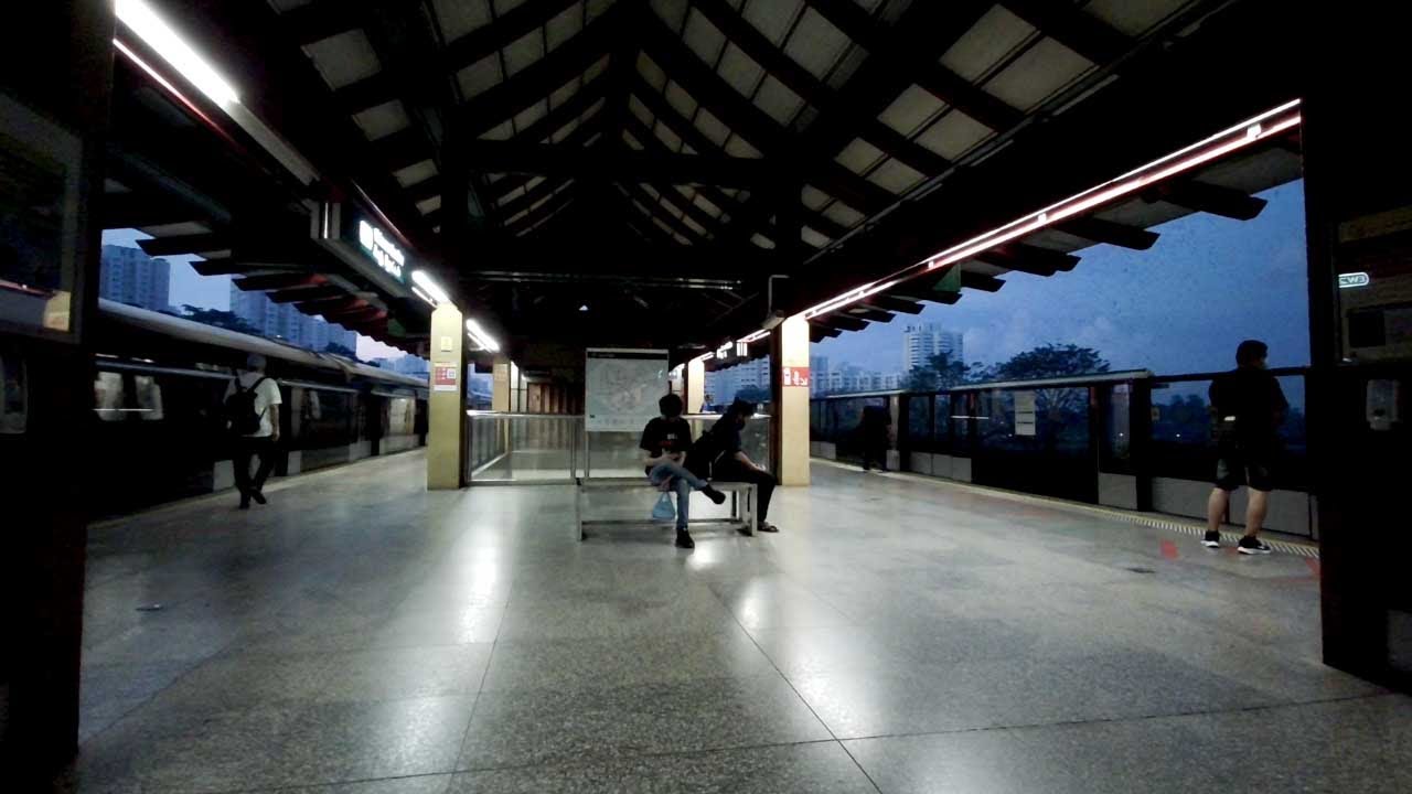 Singapore MRT ride from Chinese Garden to Lakeside train station - YouTube