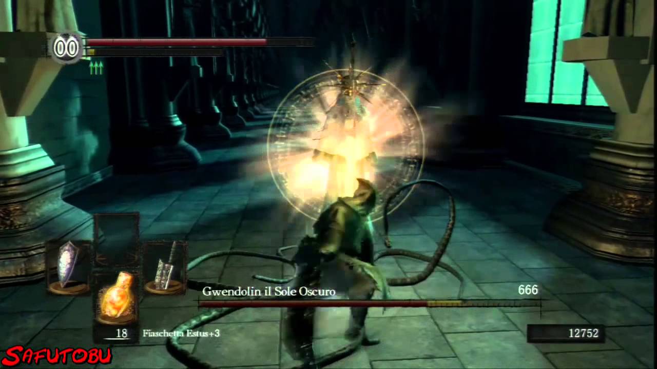 Dark Souls - Gwendolin il Sole Oscuro / Dark Sun Gwyndolin Boss Fight ...