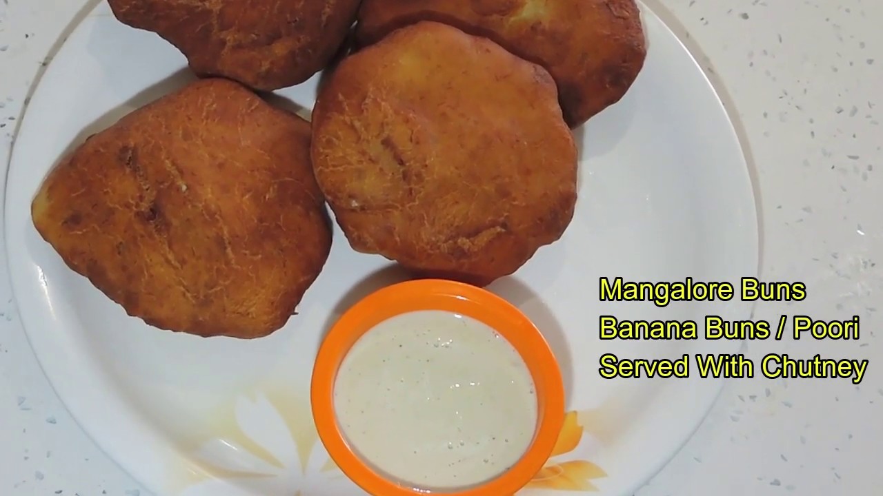 #mangalorebuns#sweet&spongypoori Manglore Buns!Banana Buns!Sweet Banana ...