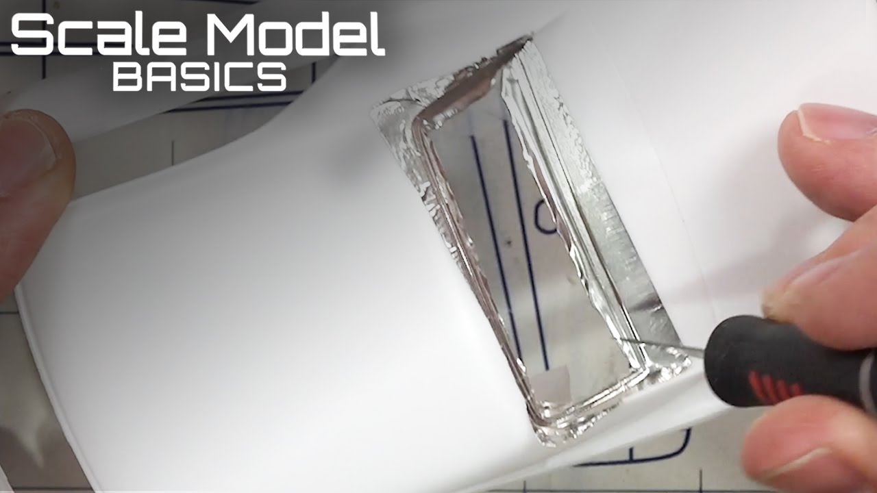 FineScale Modeler Scale Model Basics: Apply Bare-Metal Foil - YouTube