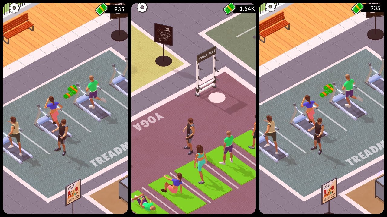 Gym Manager Game Gameplay Android Mobile - YouTube