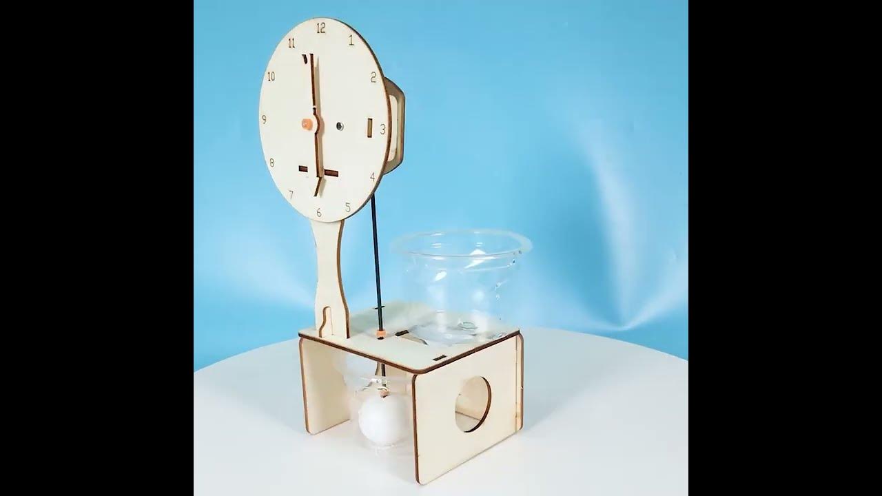 Water Drop Clock C4l Wooden Stem Sets Steameducation Steam Diy Steamactivities Robot Youtube