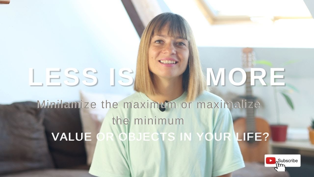 LESS THINGS, MORE VALUE / MINIMALISM / FASHION & SUSTAINABILITY - YouTube