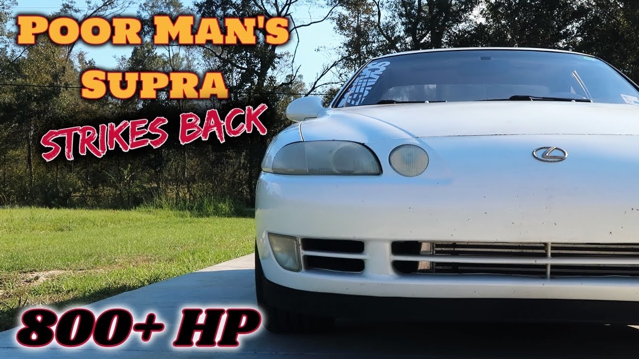 Poor Man's Supra RETURNS! 800+ HP JZ Swapped SC400 - YouTube