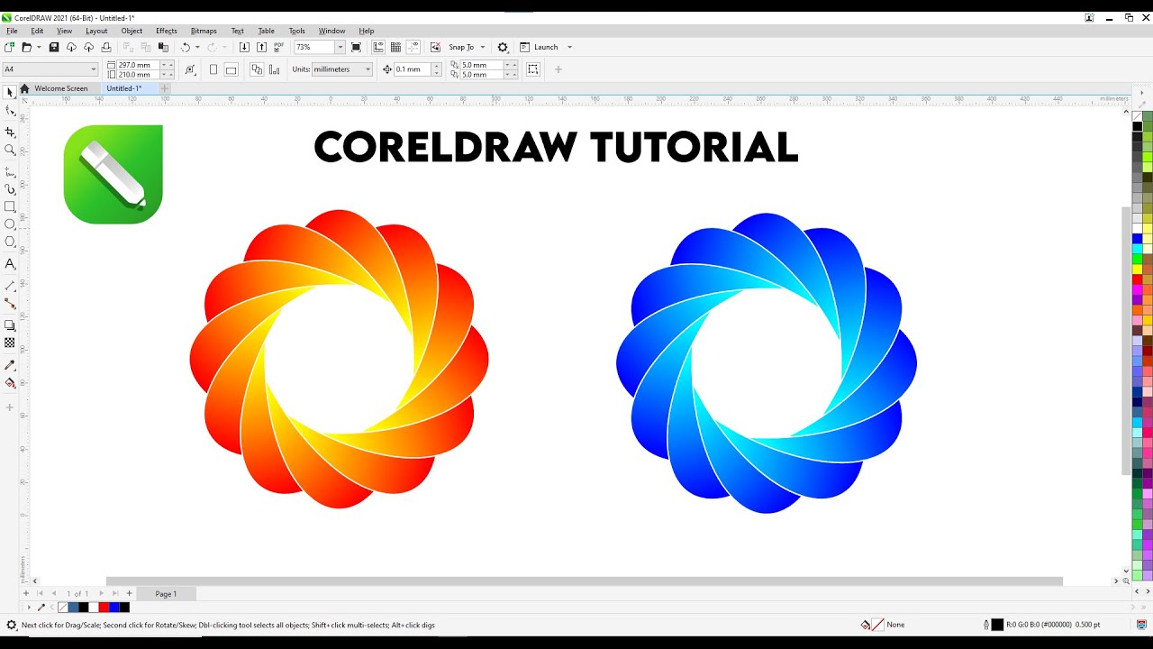 Coeldraw Logo Tutorial For Beginners#coreldraw - YouTube