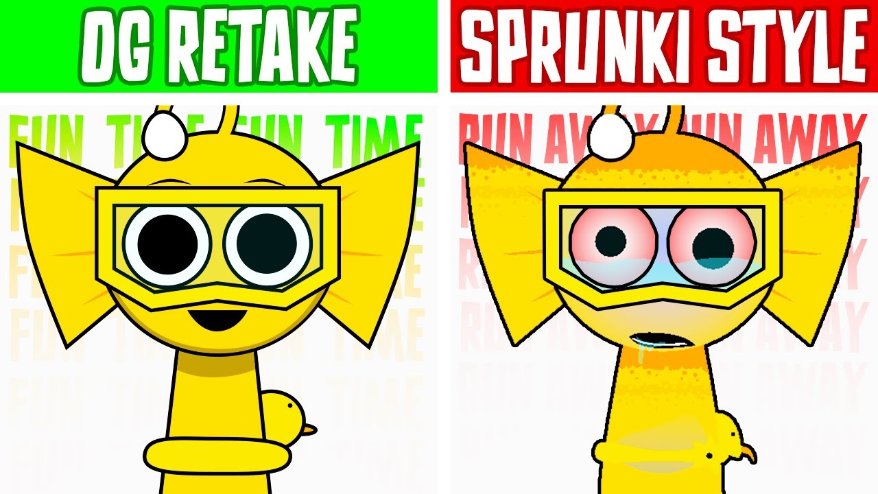 Incredibox Retake but Sprunki Style | Retake VS Sprunki | Normal VS ...