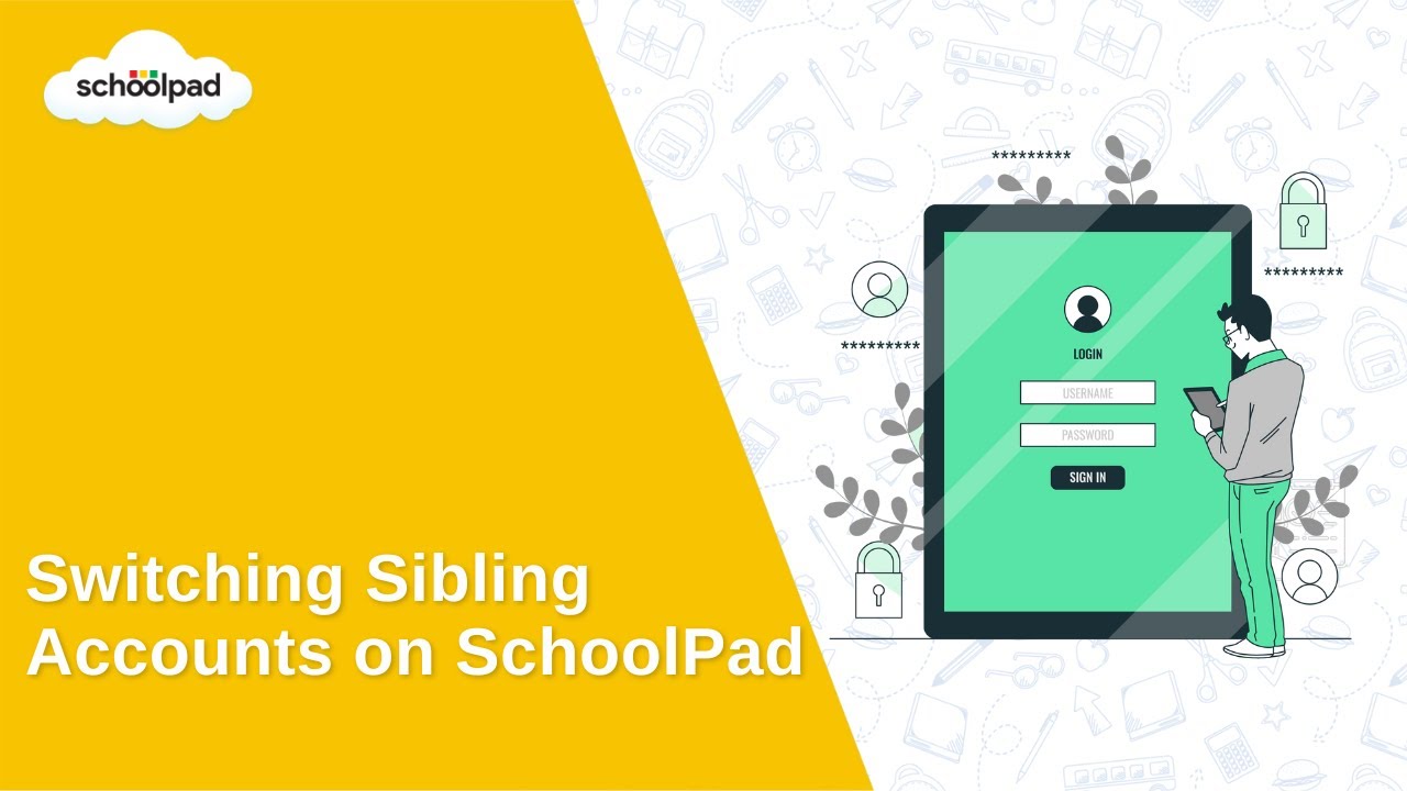 Switching Sibling Accounts on SchoolPad App - YouTube