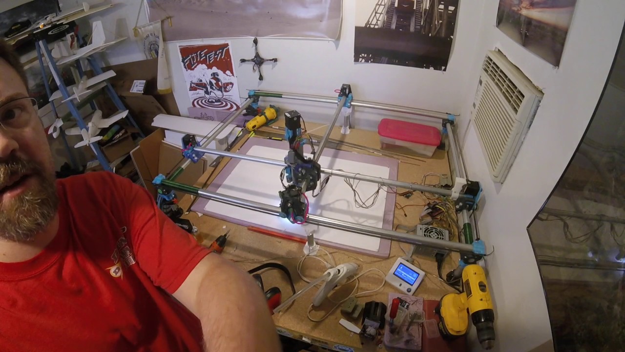 Needle Cutter V2 - first full sheet cut. - YouTube