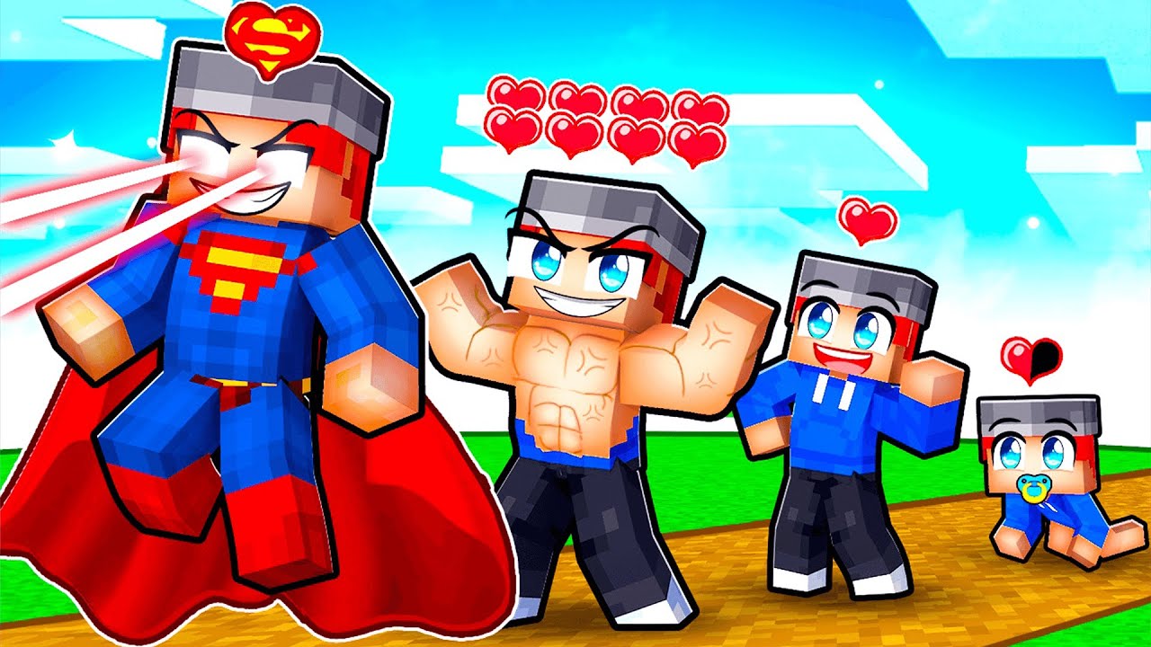 Gara’s BIRTH to SUPERHERO in Minecraft! - YouTube