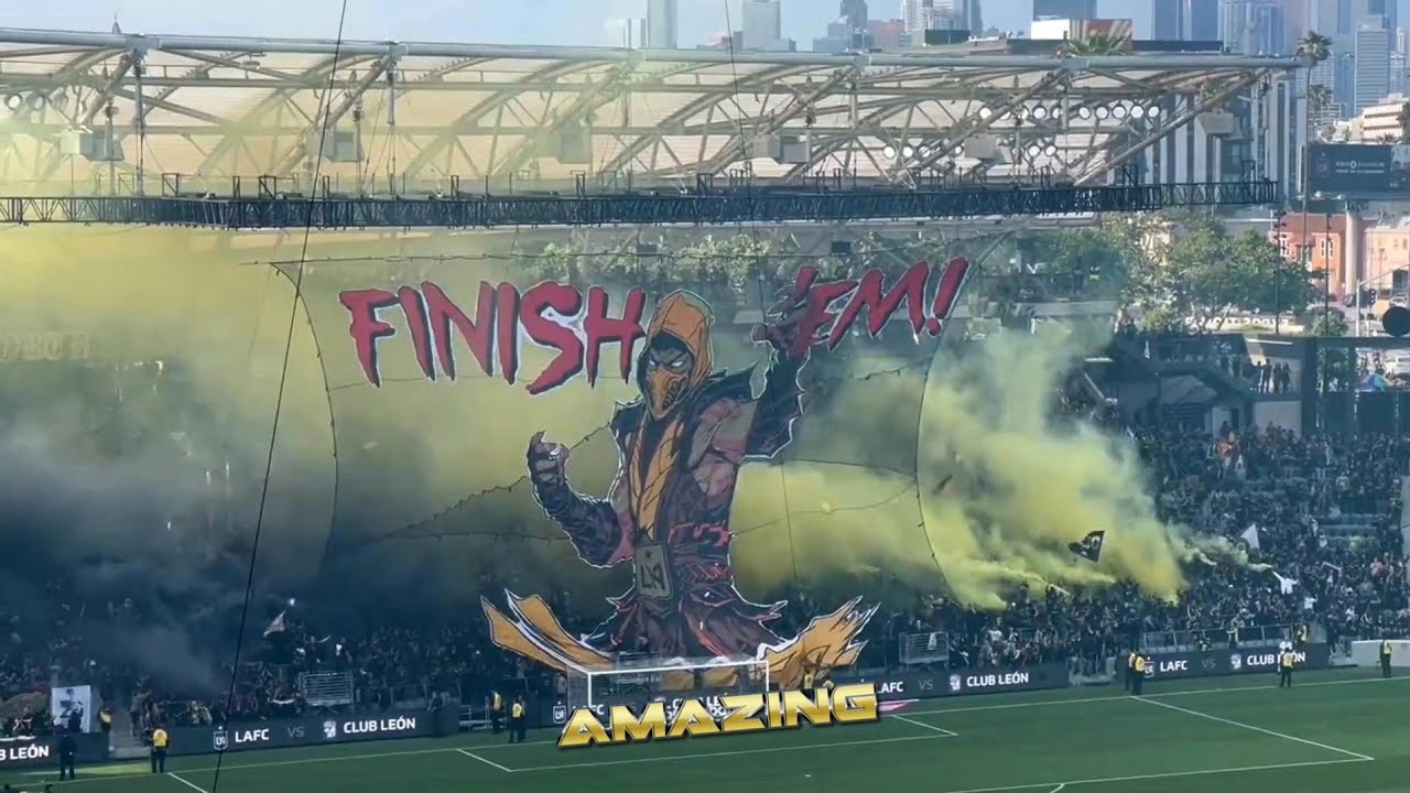 Tifo LAFC vs León final - YouTube