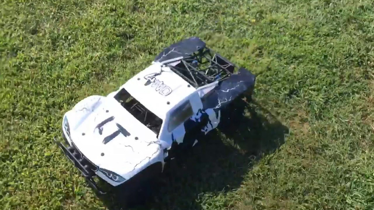 Rovan LT 450 -with a ported 36cc motor - YouTube