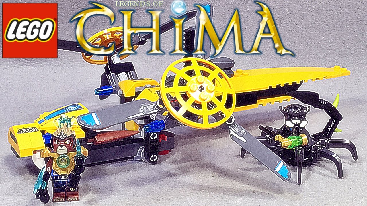 레고 키마 래버투스의 트윈 블레이드 헬리콥터 70129 조립 리뷰 LEGO Chima Lavertus' Twin Blade ...
