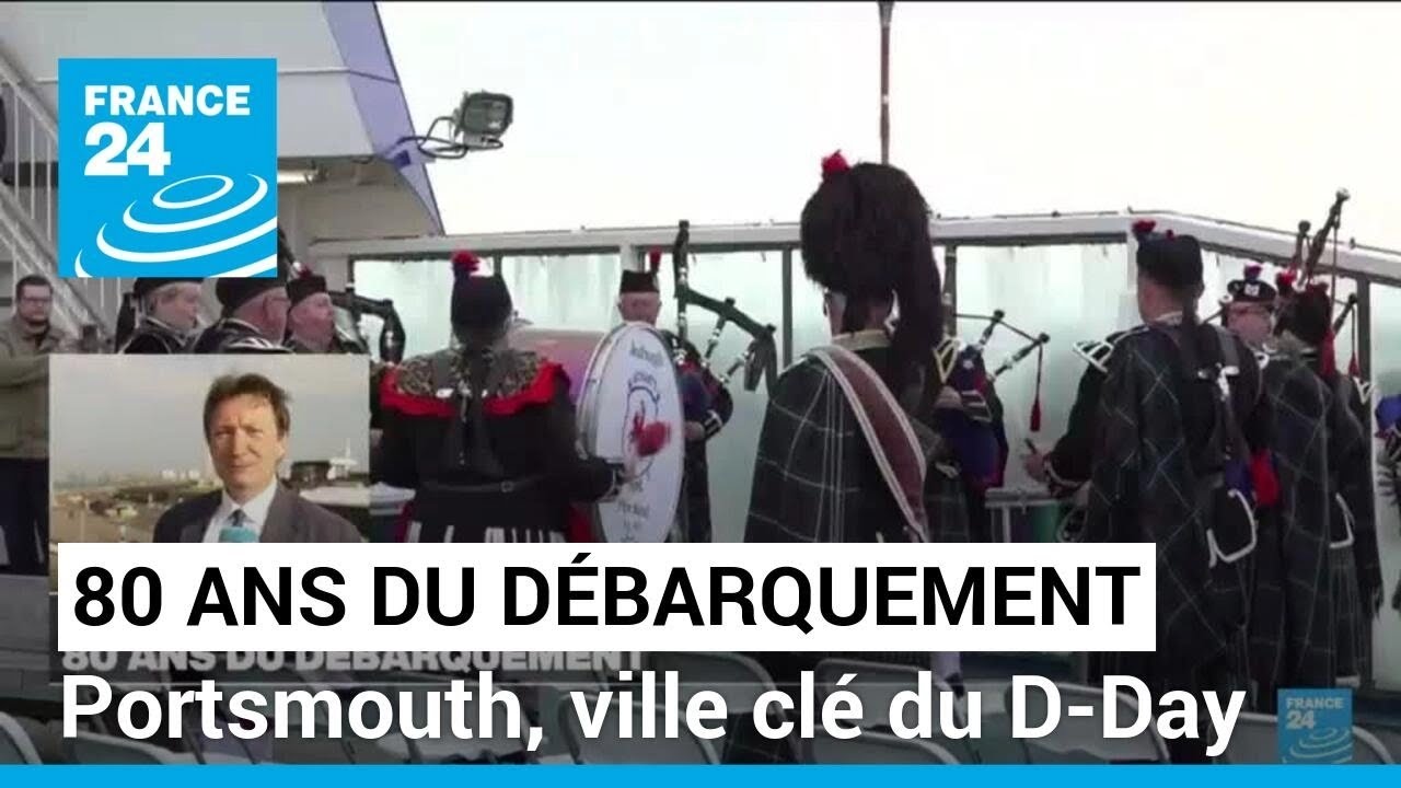 80 ans du Débarquement : Portsmouth, ville clé du D-Day • FRANCE 24 ...