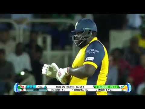 #CPL 2020 best batting Rakeem Cornwall in CPL fastest 50 runs hard ...