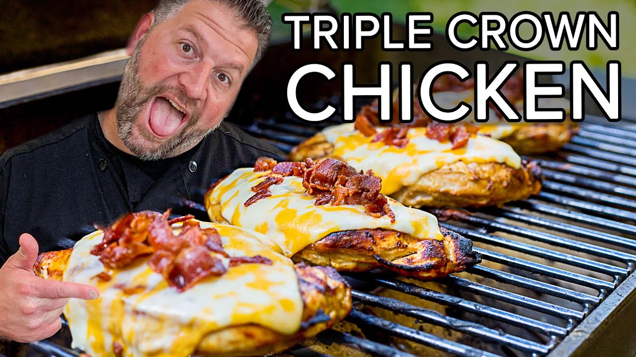 Triple Crown Chicken | Cheesy Grilled Chicken Breasts with Green Bean ...