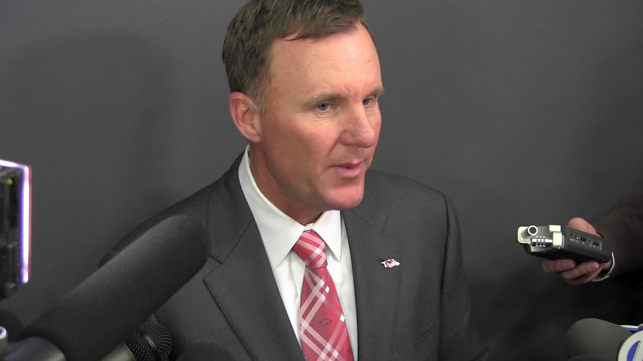 Chad Morris addresses the media following his introductory press ...