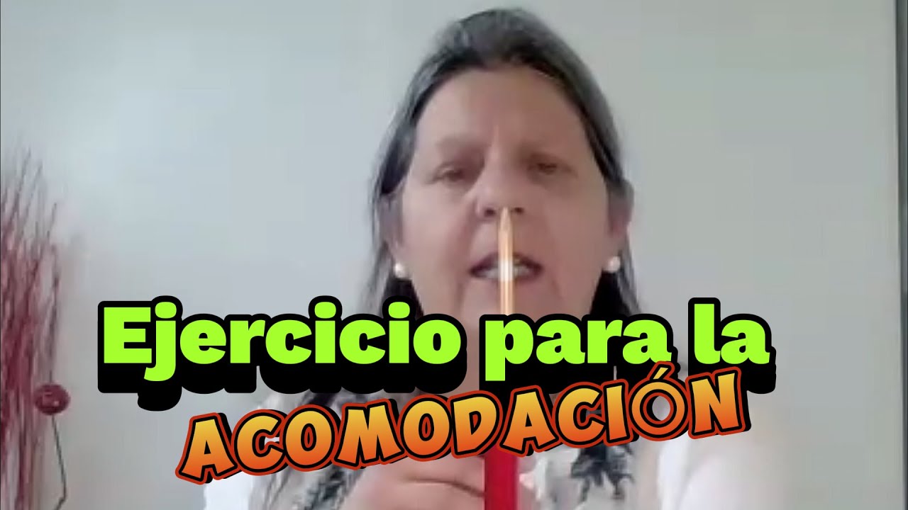 Un ejercicio para mejorar la flexibilidad de acomodación ocular - YouTube