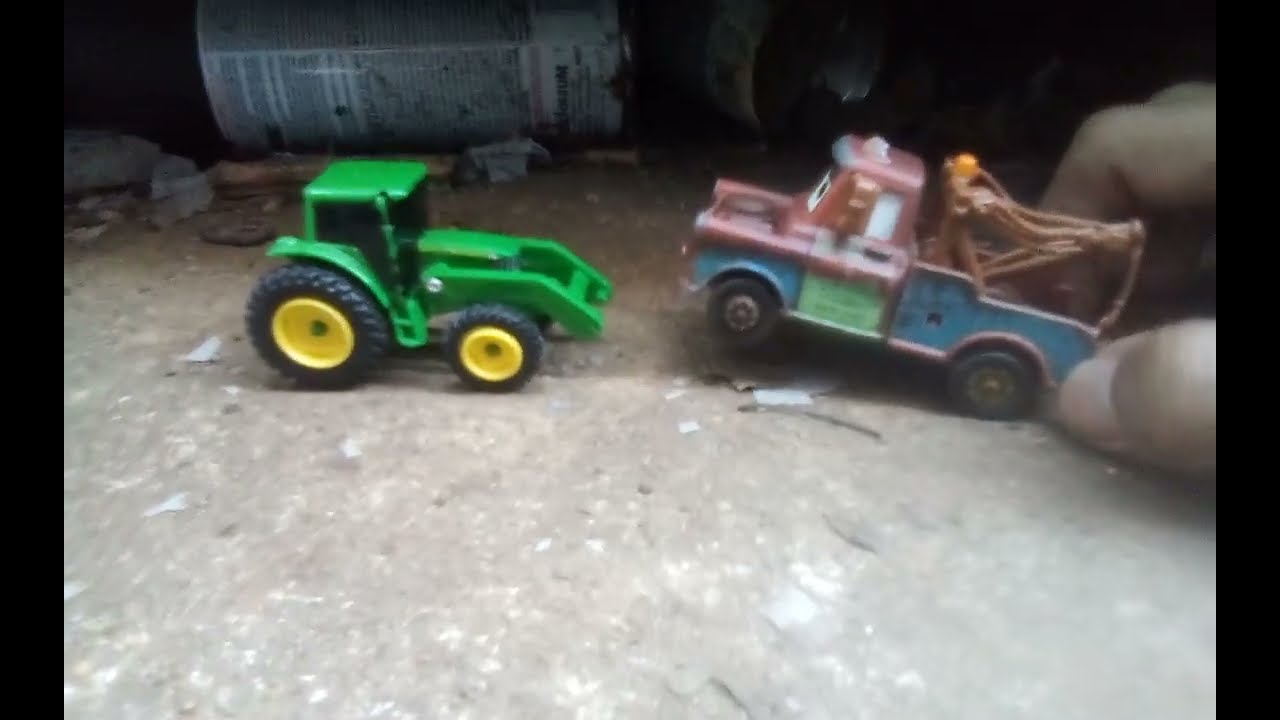 Tractor tipping - backstage scenes - YouTube