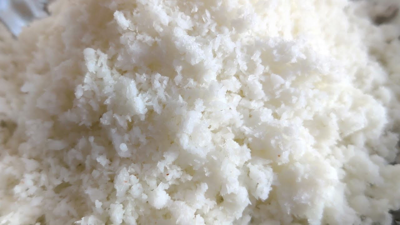 Desiccated Coconut | Nariyal ka burada Coconut powder - YouTube