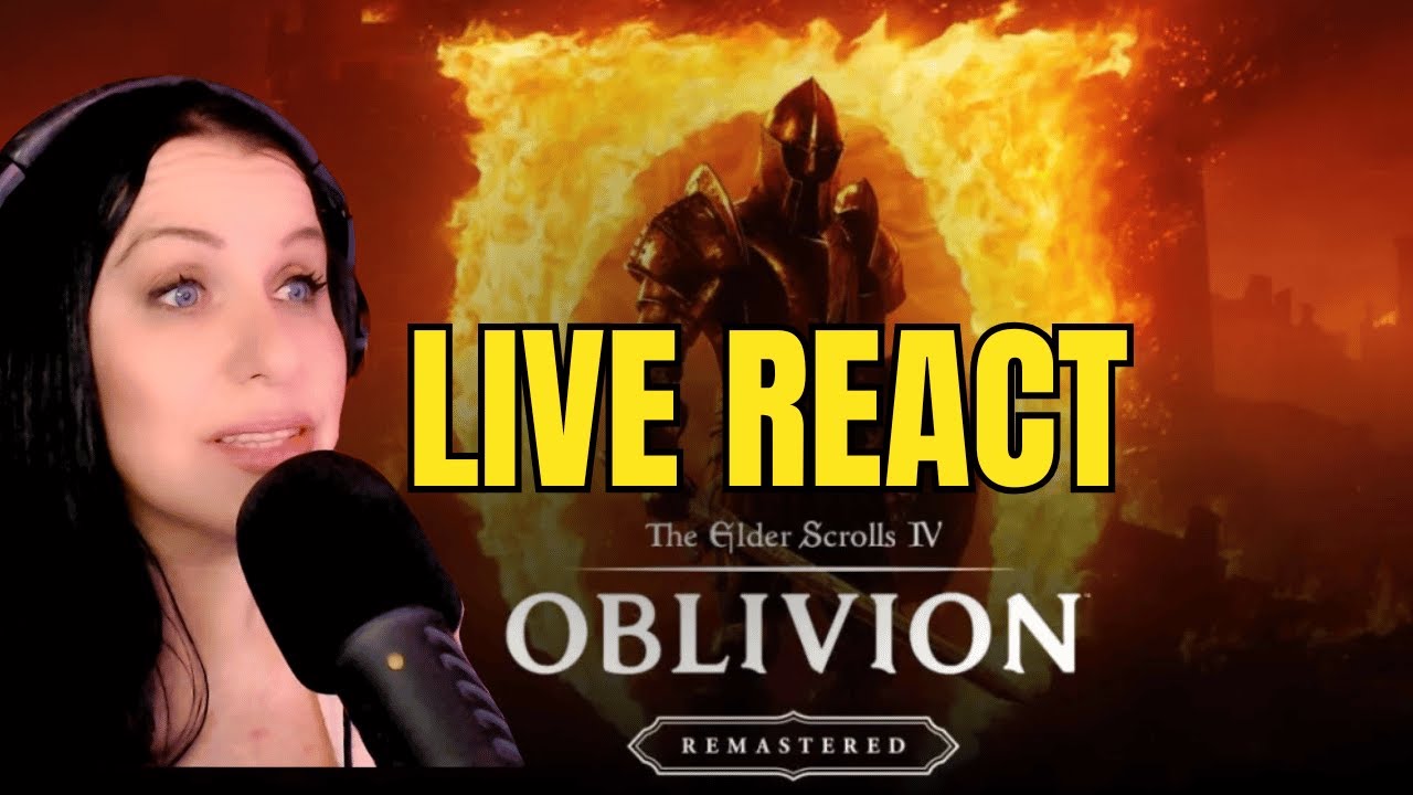 Elder Scrolls IV OBLIVION REMASTER LIVE REACTION Bethesda Showcase ...