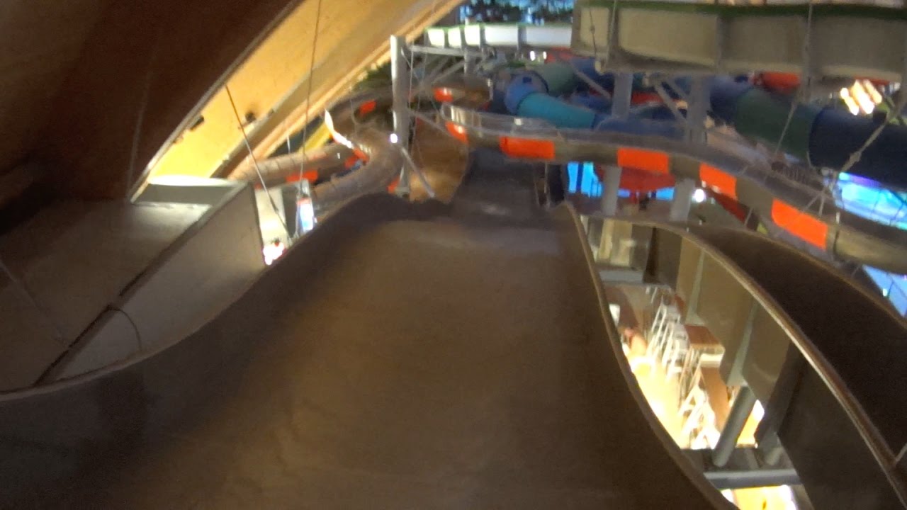 Simple Wave Water Slide at Therme Bucuresti - YouTube