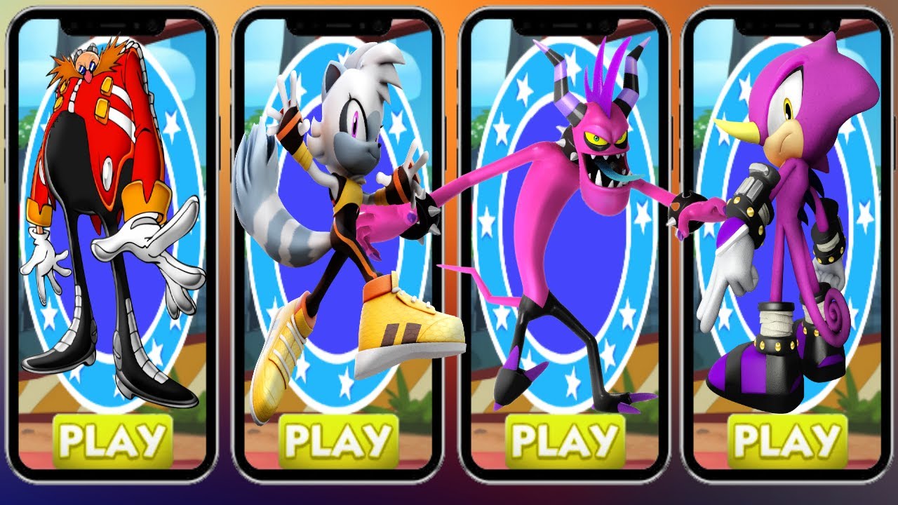 Can Tangle and Espio Defeat Zazz & Dr. Eggman Bosses in Sonic Dash ...