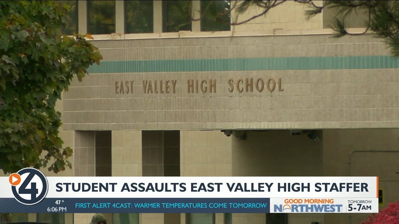 Student assaults staff member at East Valley High School - YouTube