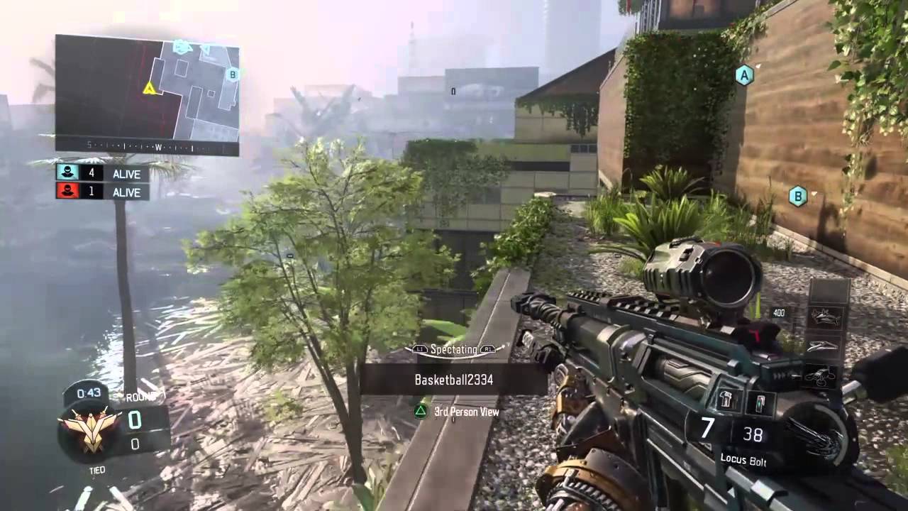 BO3 BETA GAMEPLAY (Amazing wall running on EVAC) CREDITS: BASKETBALL ...