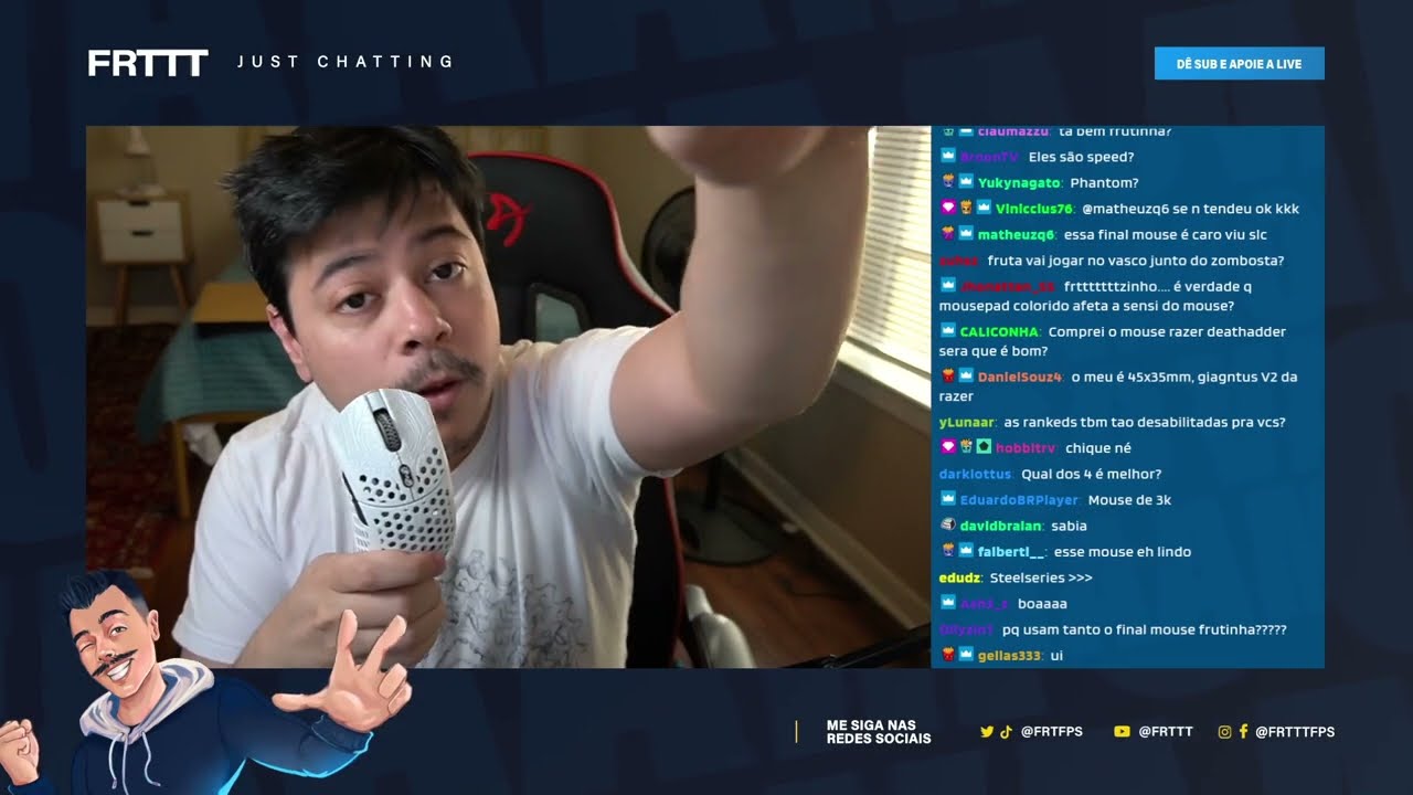 FRT MOSTRA SEU MOUSE NOVO EM LIVE | VALORANT CLIPS - YouTube