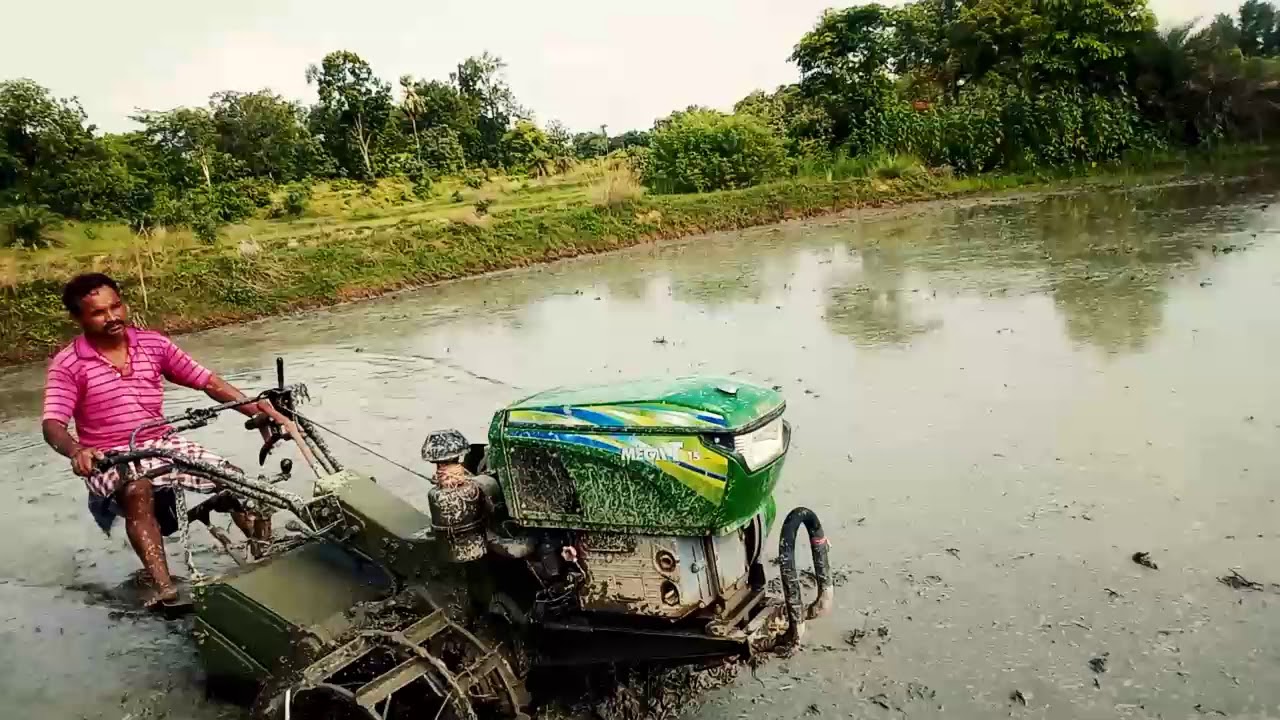 Kirloskar mega T15 power tiller , For farming - YouTube