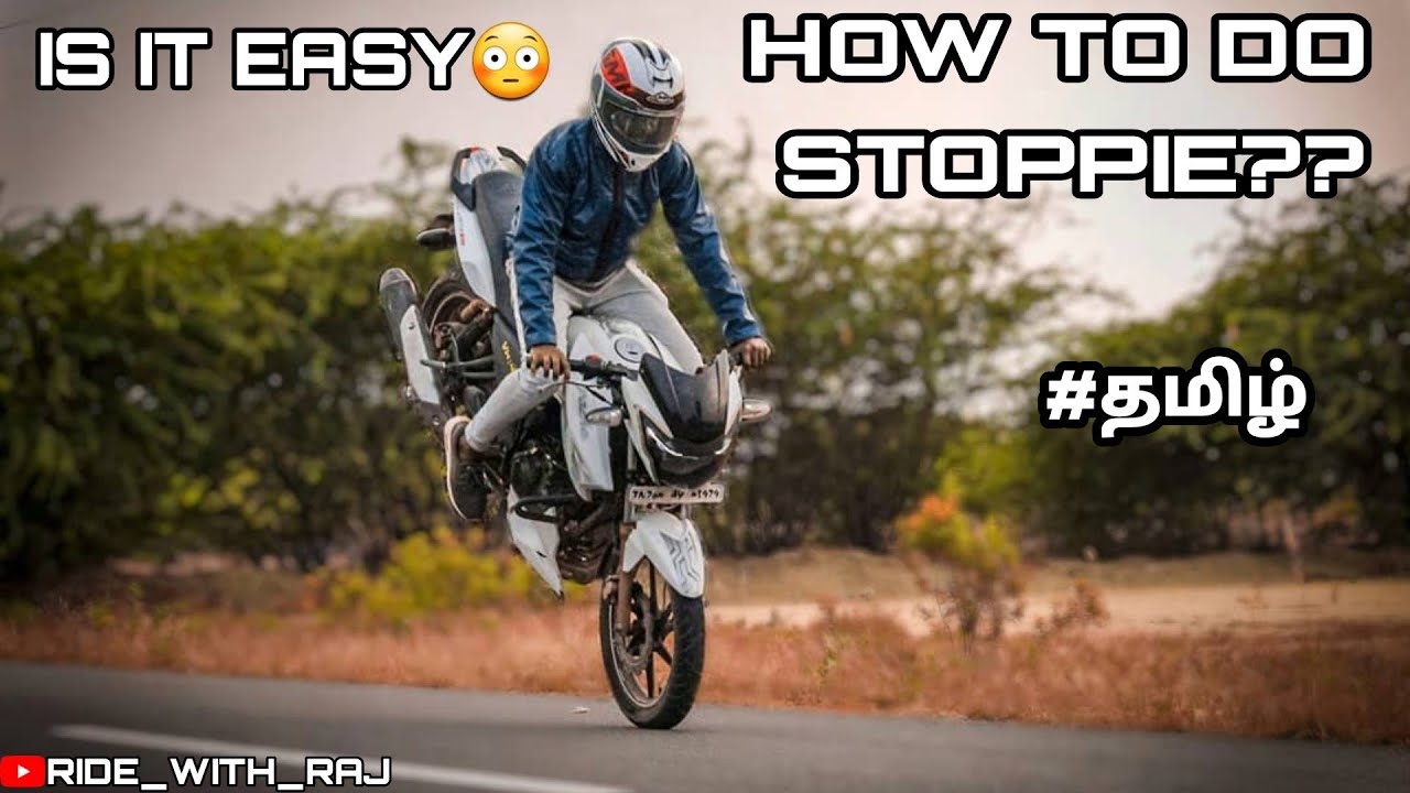 How To Do Stoppie|In Easy Steps|Learn Stoppie In 2 Min|RTR 180|Ft.MR ...