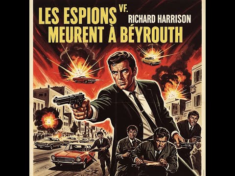 LES ESPIONS MEURENT A BEYROUTH ,VF ,FILM D ESPIONAGE AVEC: RICHARD HARRISON