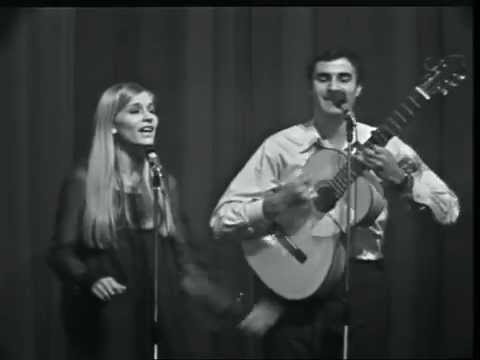 Ilan & Ilanit - Nagnu Bekol & Yeled Chen (live in France, 1967) אילן ...
