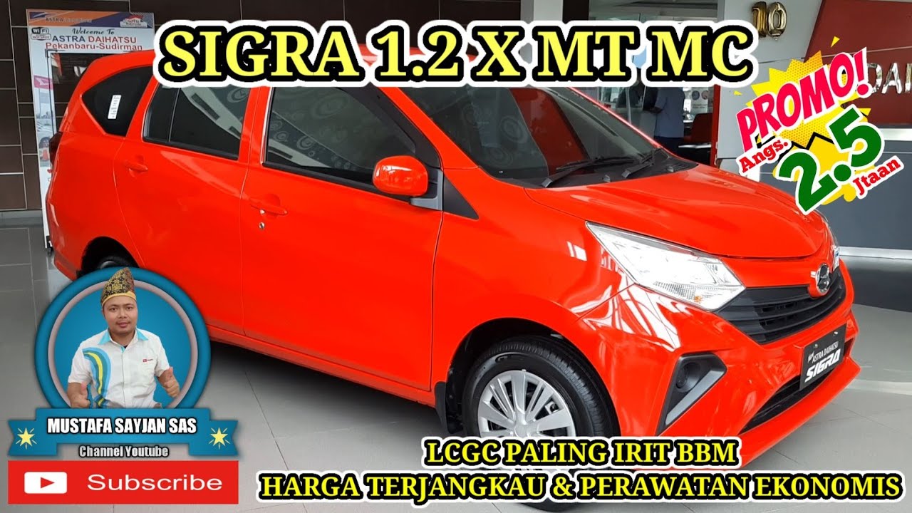 Sigra 1.2 X MT MC || Warna Merah - YouTube