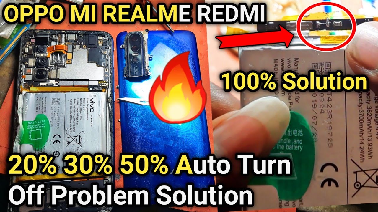 20% 30% 40% 50% Auto Turn Off Problem Solution | Mi, Redmi , Oppo, Vivo ...
