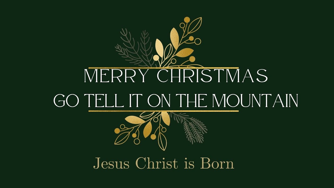 Triumphant Magazine Presents | Go Tell It On The Mountain - YouTube