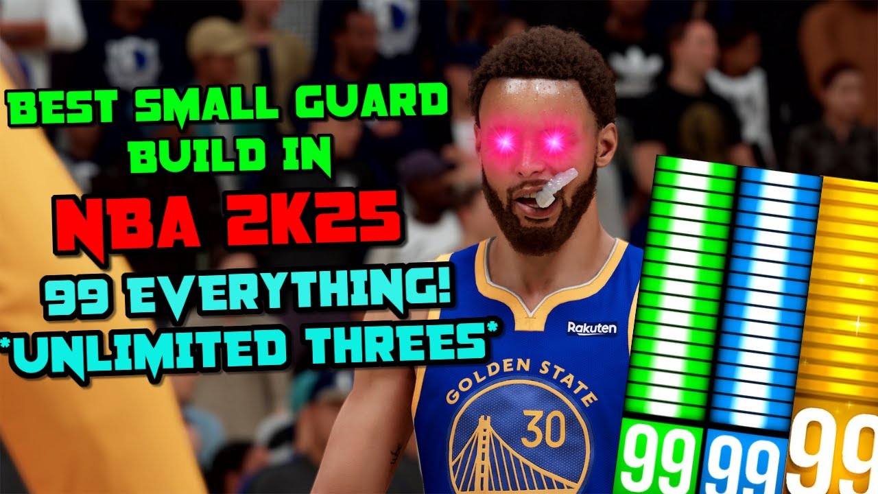 THE BEST SMALL GUARD BUILD YOU CAN MAKE IN NBA 2K25 *99 THREE* 99 BALL ...