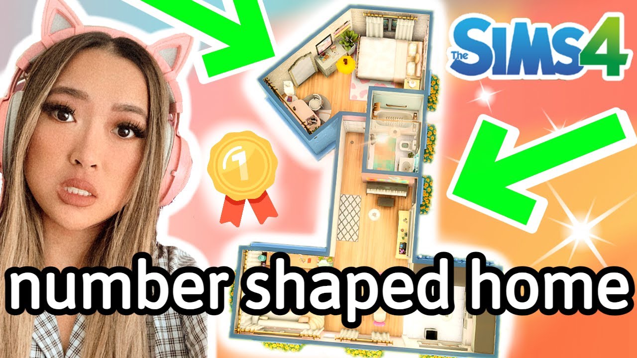 building a house using numbers AND i can only use the FIRST SWATCH ...