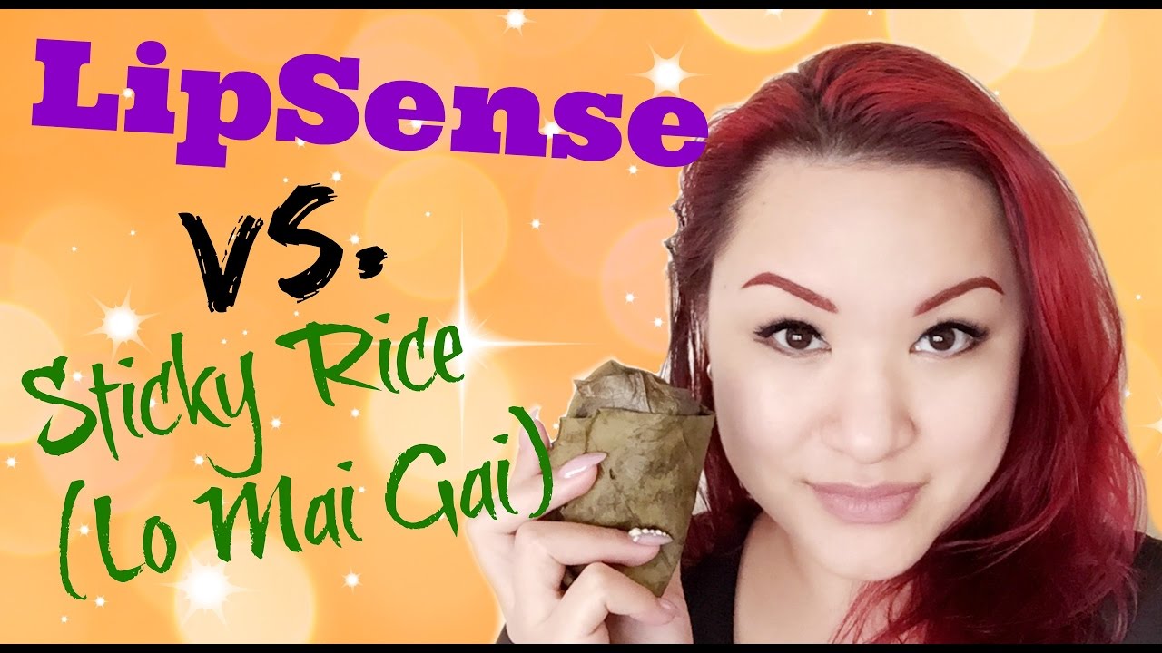 LipSense VS Sticky Rice (Lo Mai Gai) - YouTube