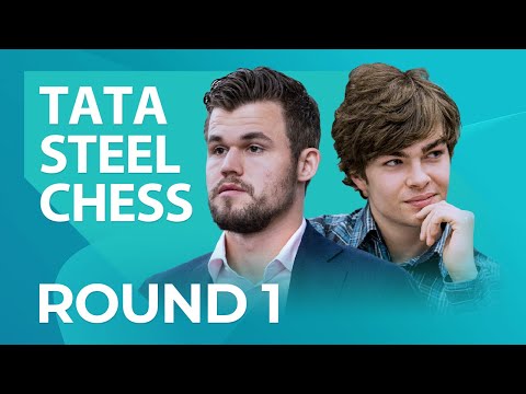 Tata Steel Chess Tournament 2022 - Round 1 | Hosts Hess and Steil-Antoni