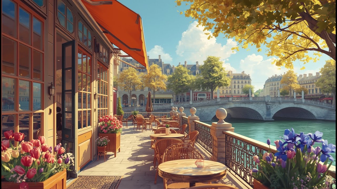 Timeless Jazz For A Summer Afternoon At A Canal-Side Italian Café - YouTube