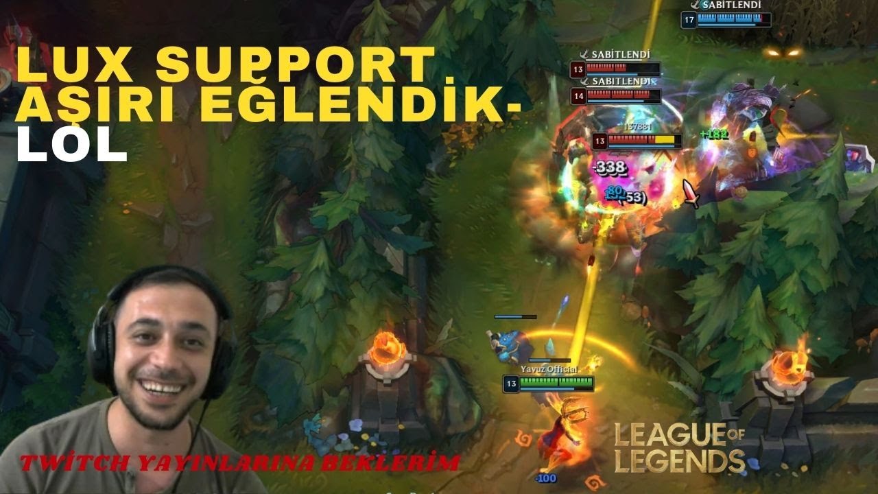 SUPPORT LUX AŞIRI EĞLENDİK - League of Legends #lol #leagueoflegends - YouTube