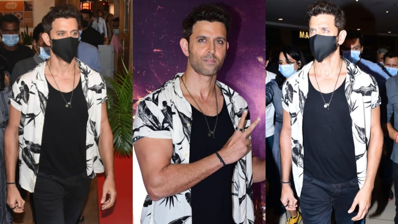 Hrithik Roshan Arrived at PVR Icon For Vikram Vedha Promotions 😎🔥📸 ...