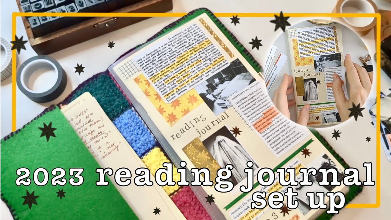 ️ journal’s lane 2023 reading journal setup in a traveler's notebook ...